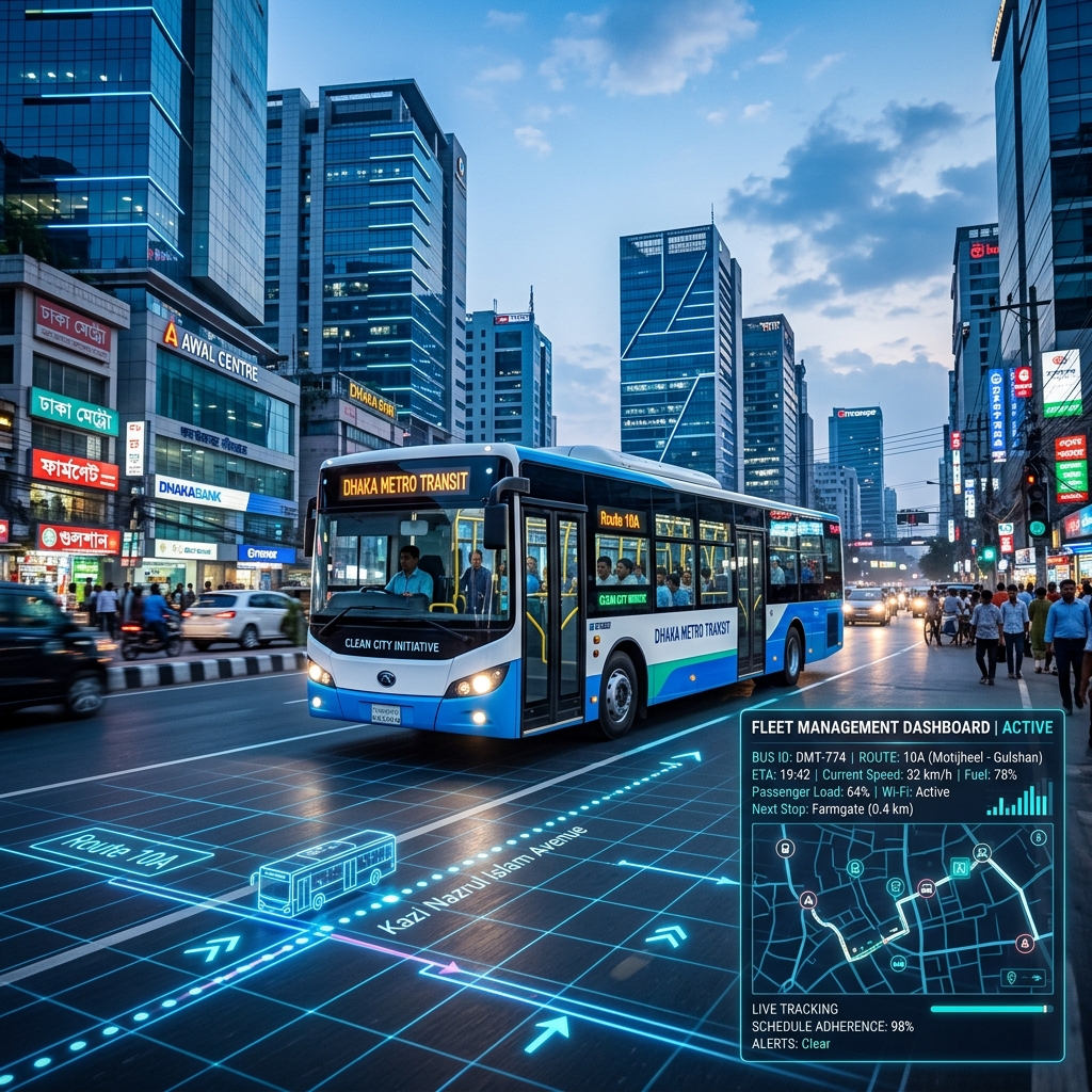 Public Transport Management System | GPS Tracking Bangladesh